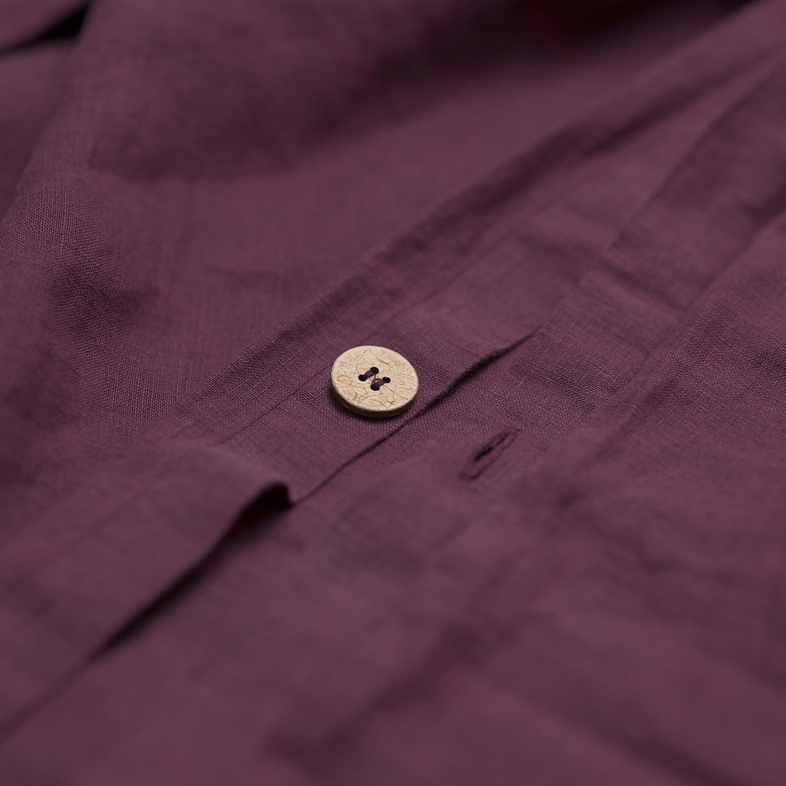 Berry Linen Blend Duvet Cover | Piglet in Bed US