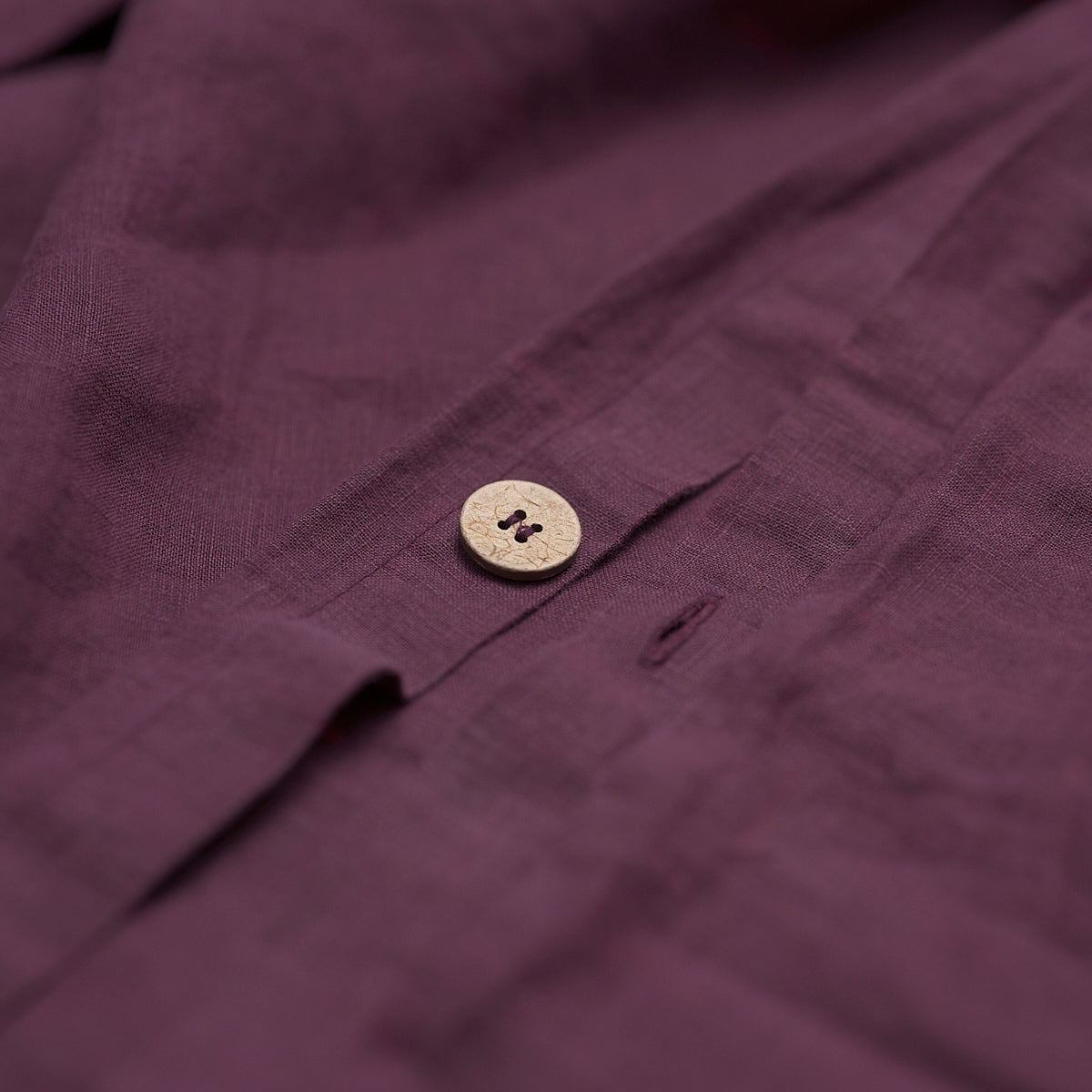 Berry Linen Blend Duvet Cover | Piglet in Bed US