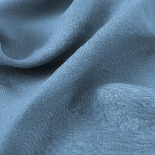 Dusk Blue 100% Linen Duvet Cover | Piglet in Bed US
