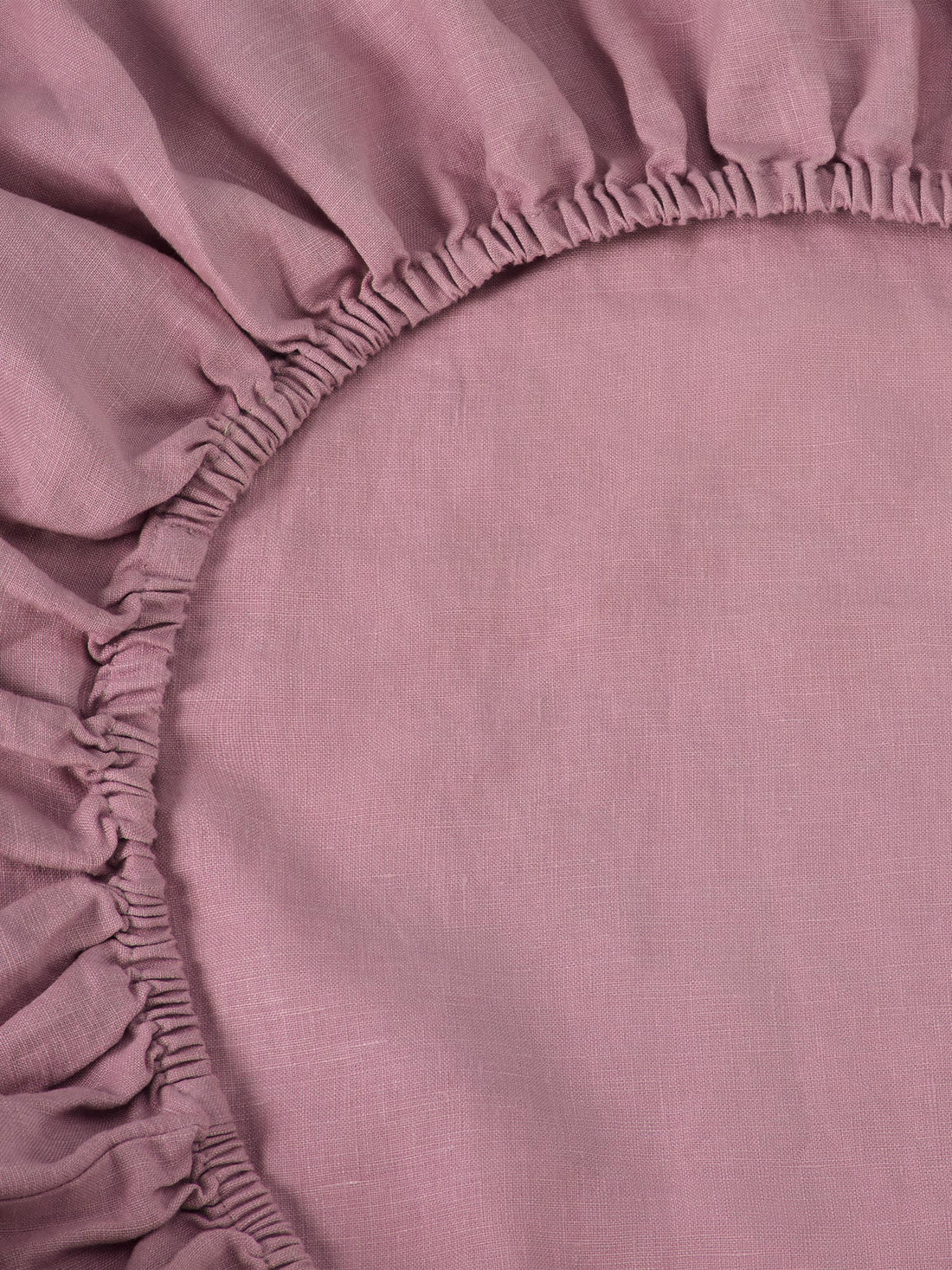 Raspberry Linen Blend Fitted Sheet | Piglet in Bed US