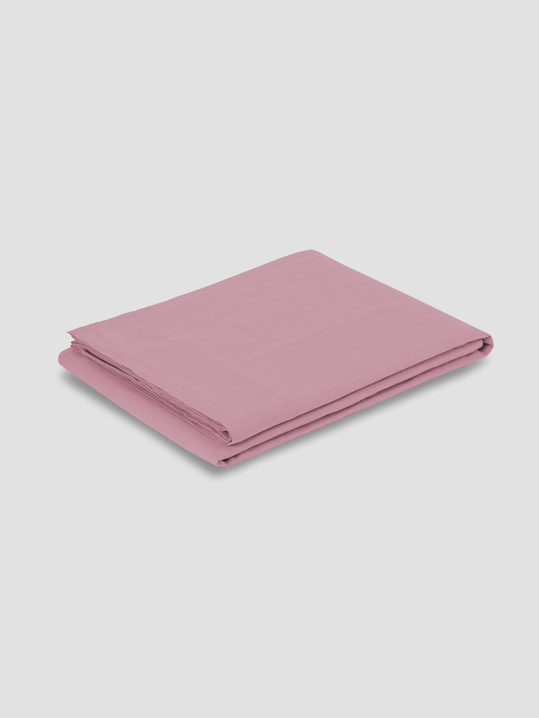 Raspberry 100% Linen Flat Sheet | Piglet in Bed US