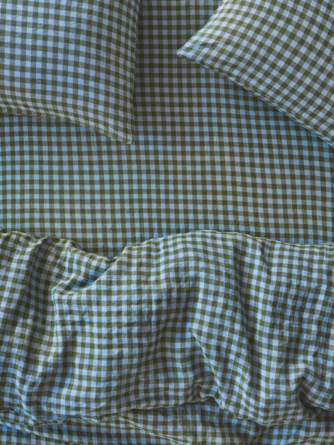 Dusk Blue Linen Blend Duvet Cover | Piglet in Bed US