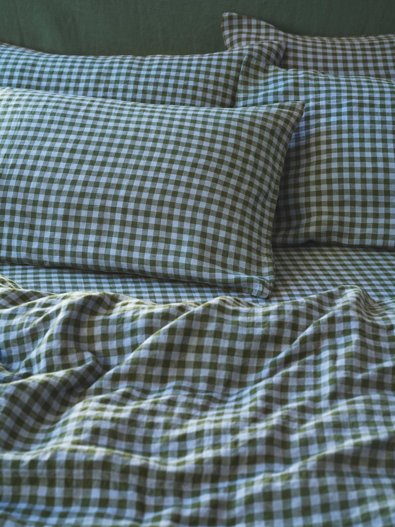 Dusk Blue Linen Blend Duvet Cover | Piglet in Bed US