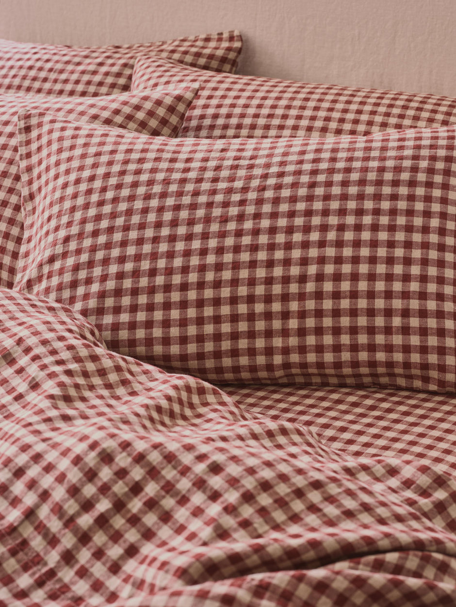 Gingham Bedding | Gingham Duvet Covers & Bedsheets | Piglet in Bed US