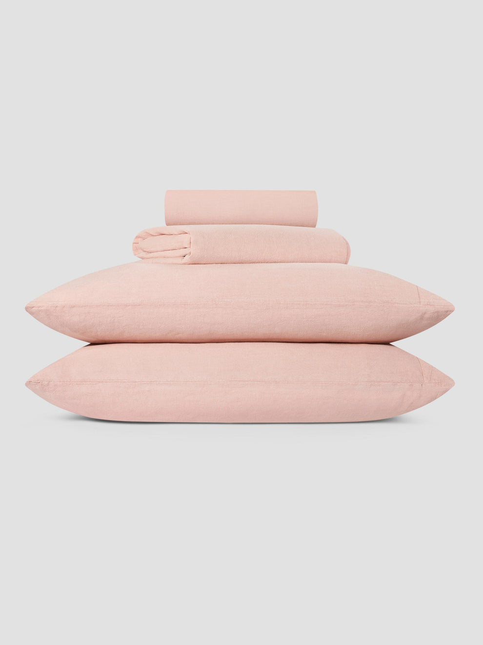 Rose Linen Blend Sheet Set | Piglet in Bed US