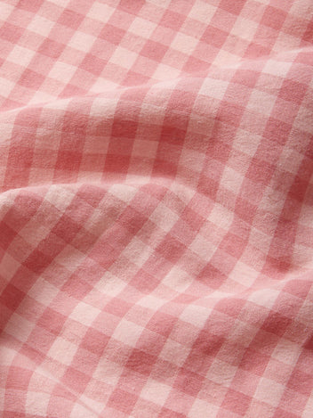 Dusty Pink Martha Floral Cotton Frill Pillowcases (Pair) | Piglet in Bed US