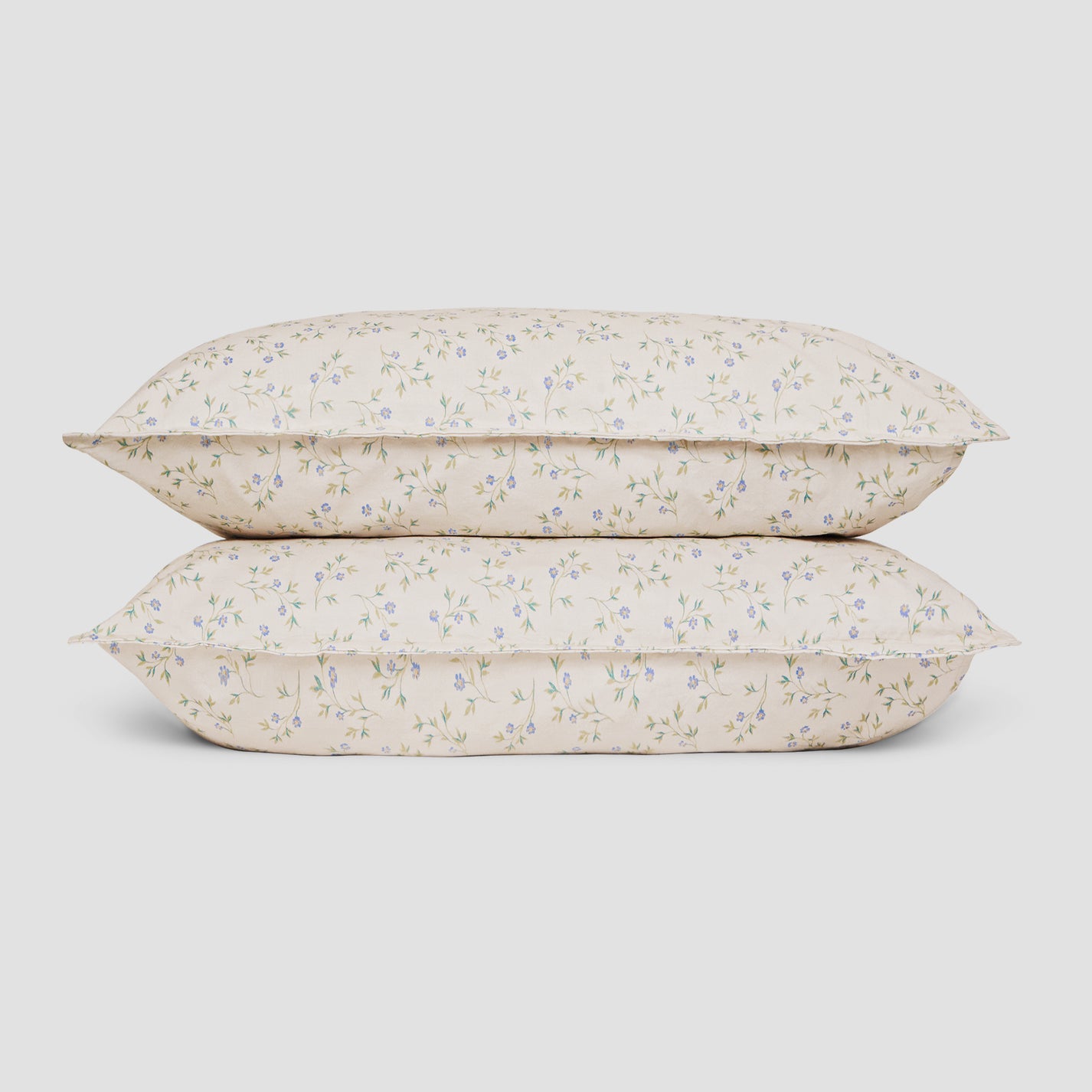 Spring Sprig Cotton Pillowcases (Pair) | Piglet in Bed US