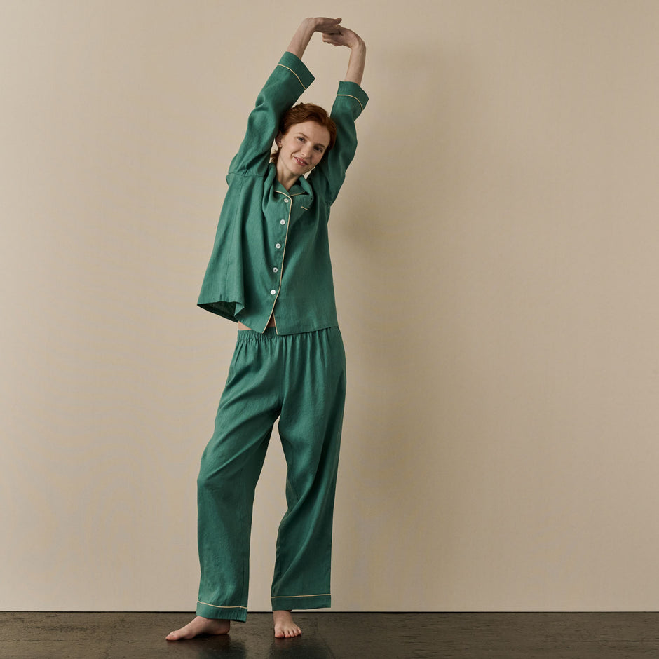 Linen pajamas & linen PJ sets | Piglet in Bed US