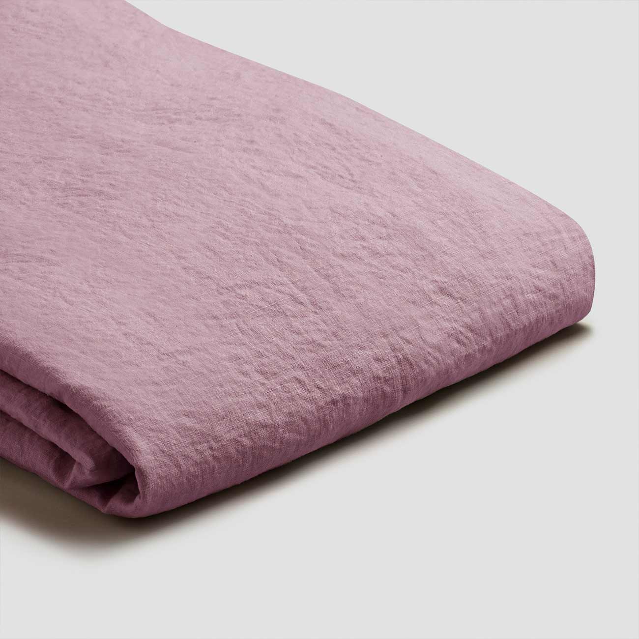 Raspberry 100% Linen Flat Sheet | Piglet in Bed US