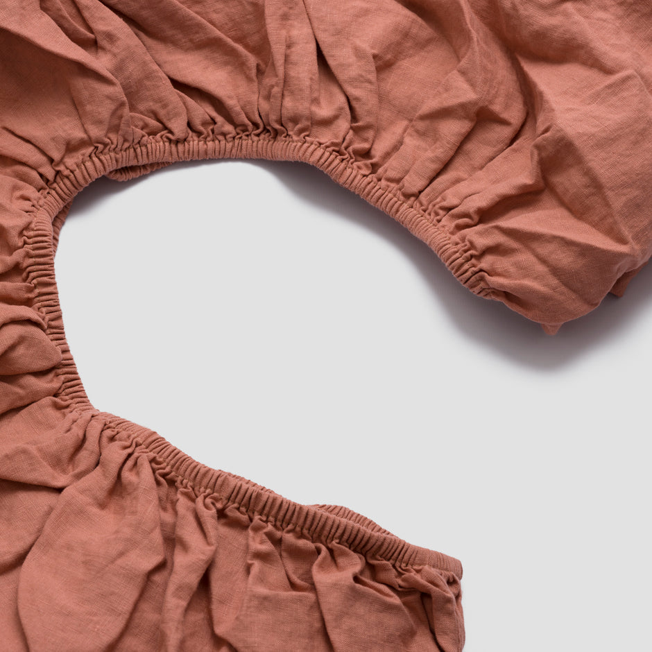 Linen Fitted Sheets | Piglet in Bed US